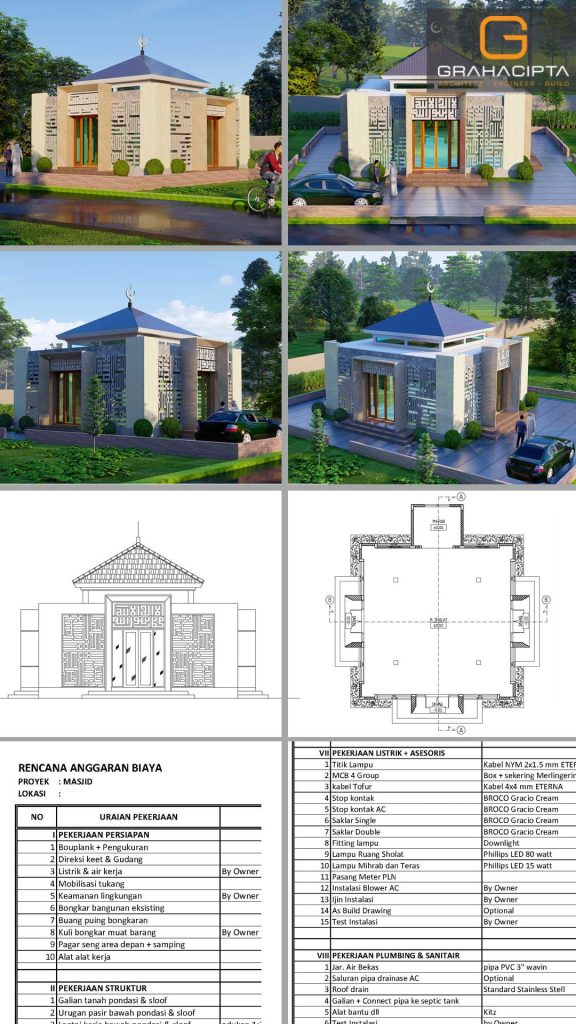 Masjid – Grahacipta Mahardika Arsitek